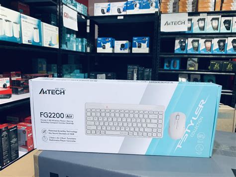 ⚡a4tech Fg2200 Air Fstyler 2 4g Wireless Quietkey Silent Compact