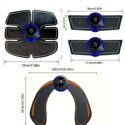 Usb Rechargeable Ems Muscle Stimulator Electric Massage Therapy