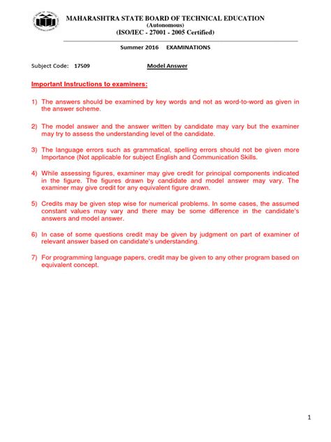 2016 Summer Model Answer Paper Pdf Central Processing Unit