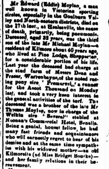 The Bourkes Of Burramine And Boosey Bridget Bourke Second Daughter Of