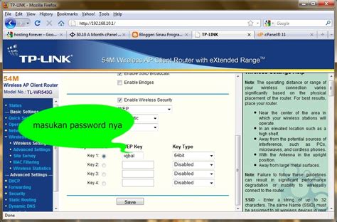 Setting Password Pada Wireless Router Merk Tp Link Tl Wr543g Sunartoskom