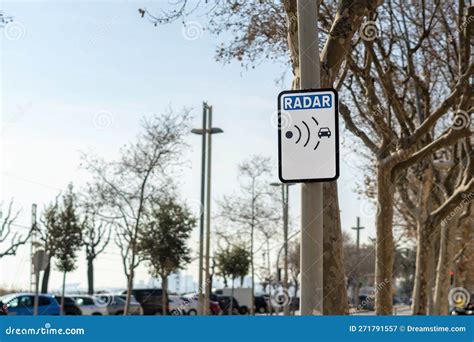 Radar Controlled Traffic Signal Speed Limit Danger Due To Excessive Speed In A City Centre
