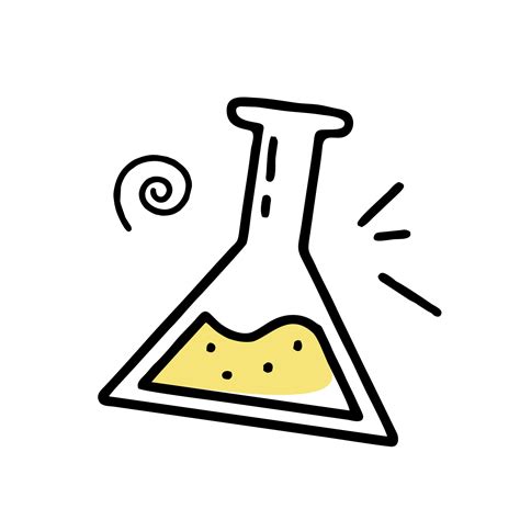 Beaker Clipart Doodle Vector Illustration In Line Style 9656894 Vector Art At Vecteezy