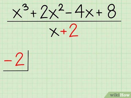 How To Divide Polynomials Using Synthetic Division Easy Steps