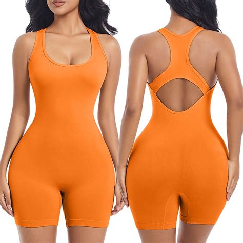 Haotags Womens Jumpsuits Unitard Bodysuits One Piece Shorts Rompers