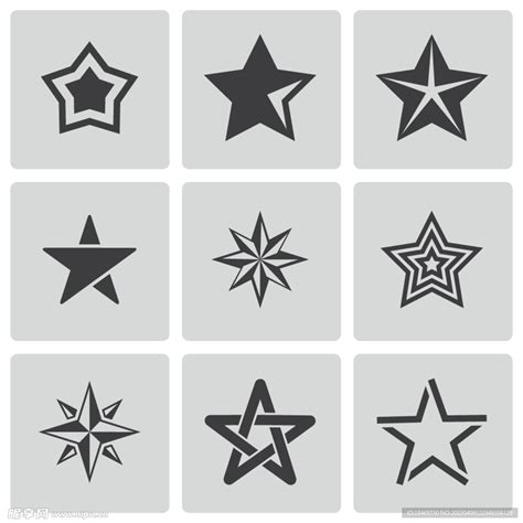 星星设计图 广告设计 广告设计 设计图库 昵图网