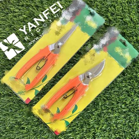 Garden Scissor Clippers Hand Pruning Shears Stainless Steel Straight