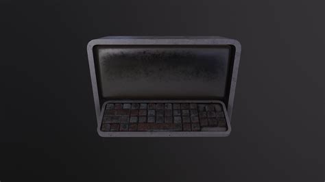 3d Model Old Terminal Console 3d Model Vr Ar Low Poly Cgtrader