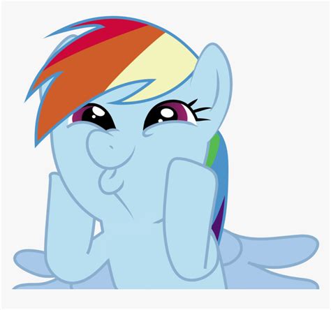 Rainbow Dash Excited