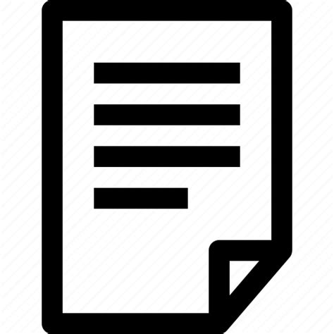 Document File Folder Text Icon Download On Iconfinder