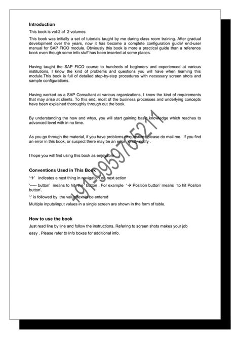 SAP CO Step By Step Config Guide User Manual Part 1 DOC