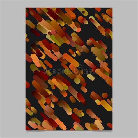 Brown Modern Abstract Gradient Diagonal Stripe Pattern Brochure
