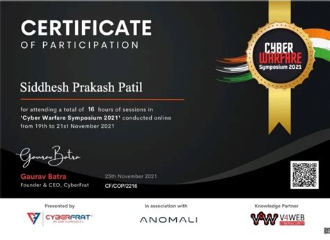 Siddhesh Patil On Linkedin Cyberwarfare Learningeveryday Cybersecurity