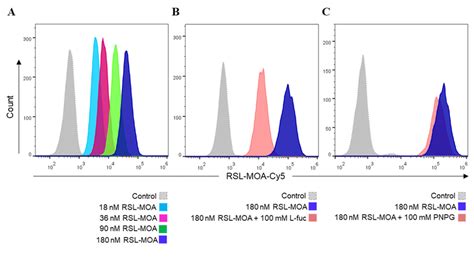 Rsl Moa Shows Dose Dependent Binding To H1299 Cells A Representative Download Scientific