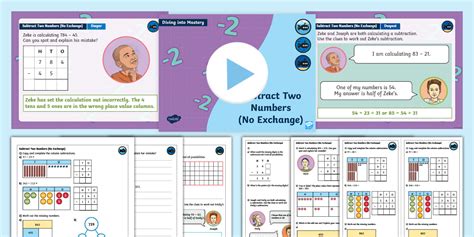 Y3 DIM Step 12 Subtract Two Numbers No Exchange