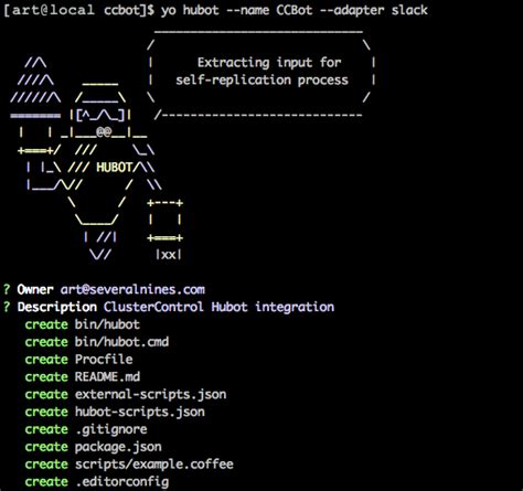 automate your database with ccbot clustercontrol hubot integration severalnines