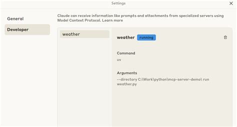 Mcp Protocol Weather Server