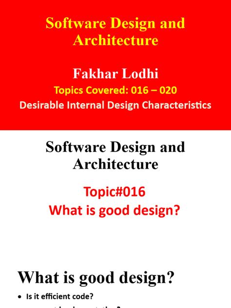 Software Architecture Design Pdf Information Technology Computer