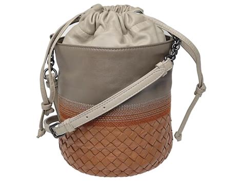 Bottega Veneta Multicolor Intrecciato Draw String Bucket Bag Multiple Colors Leather Ref 1035946