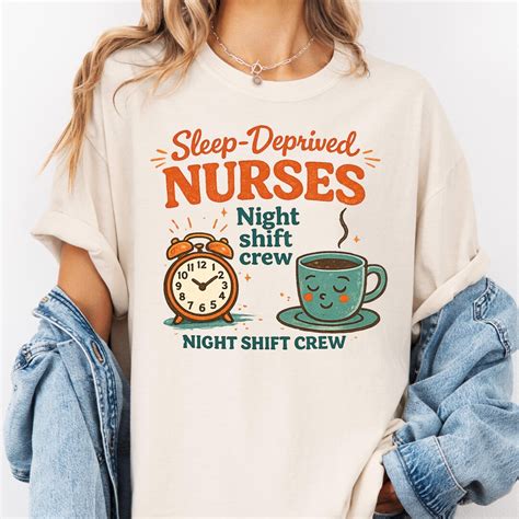 Sleep Deprived Nurses Night Shift Crew Mug Funny Nurse T For Night