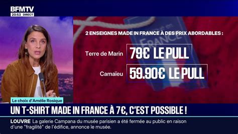 Le Choix DamÉlie Rosique Un T Shirt Made In France à 7 Euros Cest