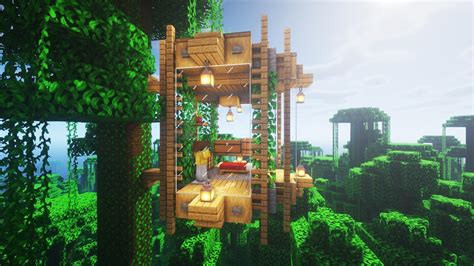 Simple Treehouse Starter House R Minecraft