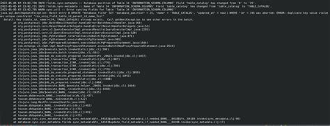 Postgresql Errors In Docker Container Logs Bug Reports Metabase Discussion