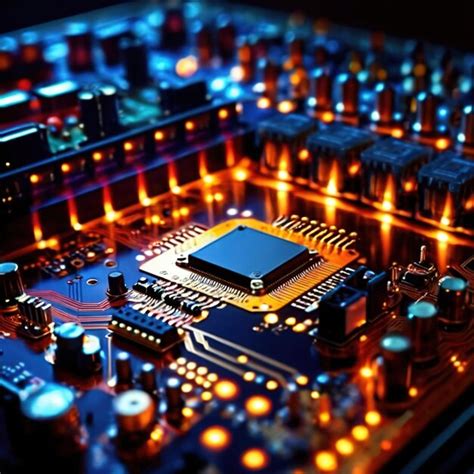 Premium Photo Computer Circuit Board Intricate Electronic Technology For Cpu Processor