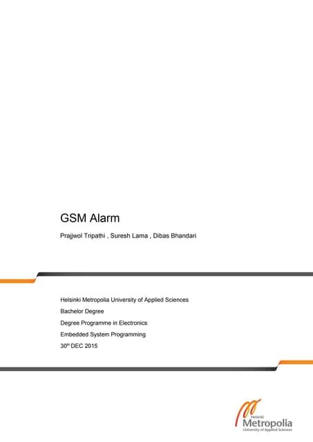 Gsm Based Security System Pdf