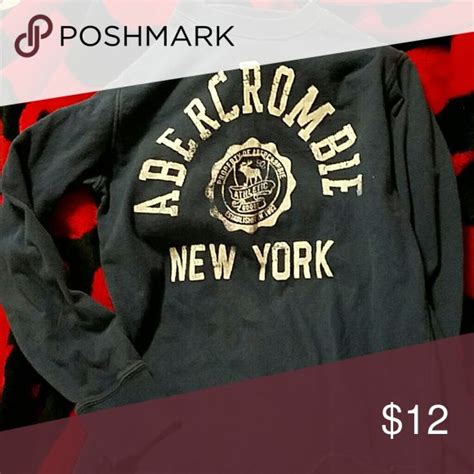 Navy Blue Abercrombie Long Sleeve Shirt