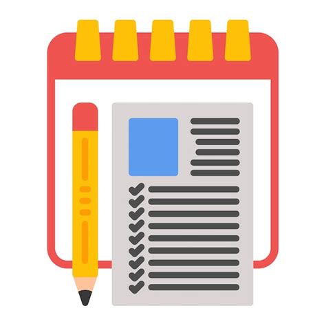 Premium Vector Exam Date Flat Illustration