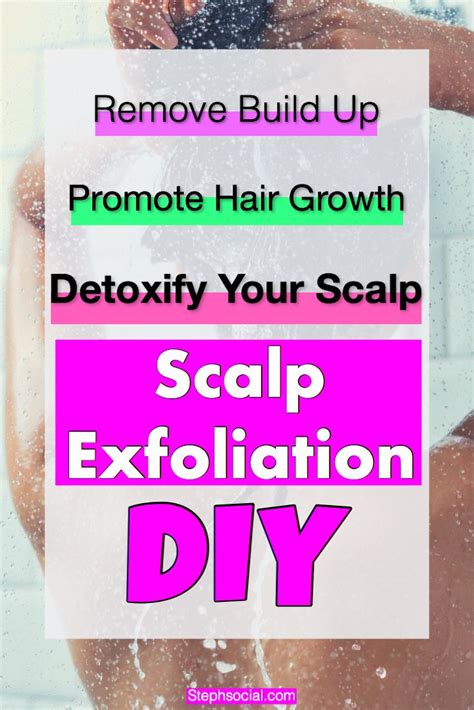 Got Scalp Build Up Try This Scalp Exfoliation Diy And Scalp Brush Exfoliate Scalp Scalp