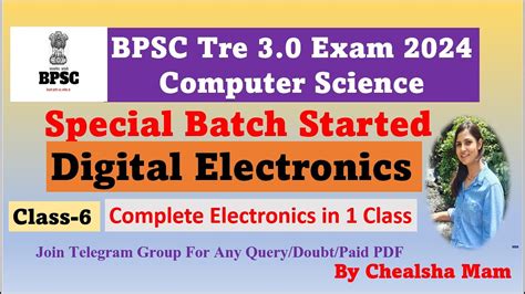 Complete Digital Electronics In One Classbpsc Tre 30 Computer Science