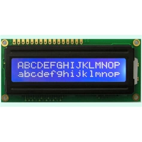 Blue Lcd Display 16x2 Character Blue Backlight Lcd Display