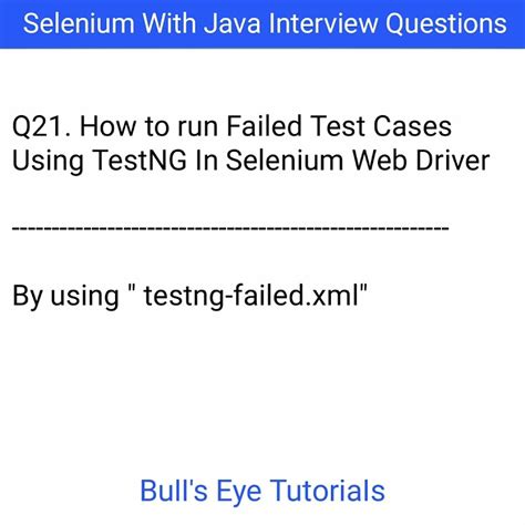 How To Run Failed Test Cases In Testng In Selenium Webdriver Testng Tutorial Selenium