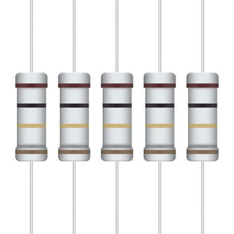 5w Carbon Film Resistor Kit From 1 Ohm To 1m Ohm 25