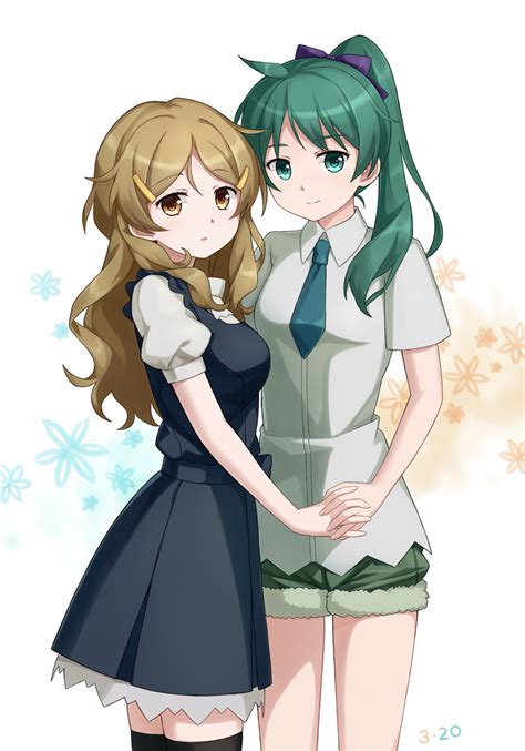 Shinomiya Himawari And Saegusa Wakaba Vividred Operation Drawn By Tucana Danbooru