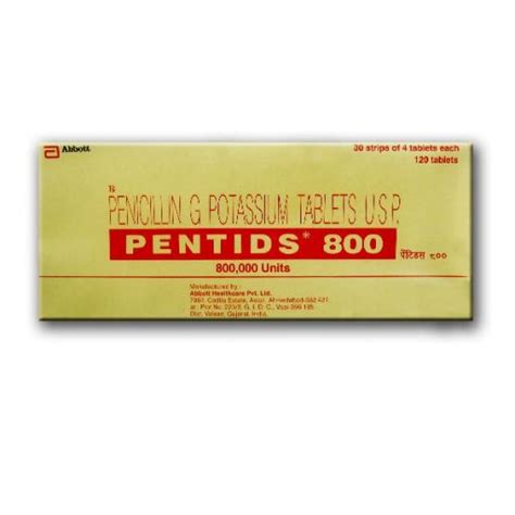 Pentids 800 Tabletabbott Fitbynet