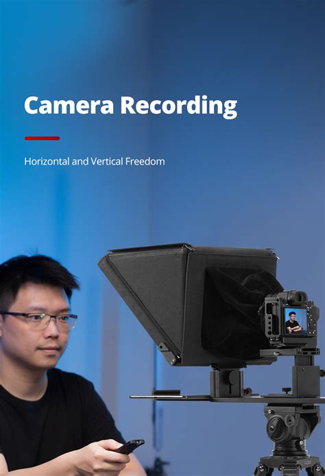 Ambitful T16 Big Screen Prompter Professional Interview Foldable