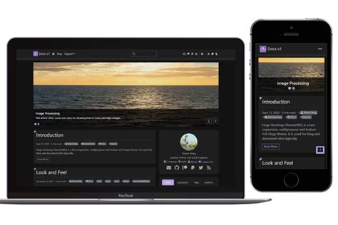 个人博客和文档的 Bootstrap 主题 Hugo 主题