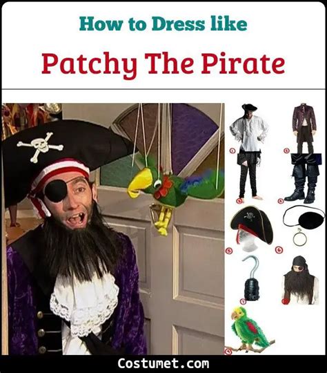 Patchy The Pirate Spongebob Squarepants Costume For Halloween