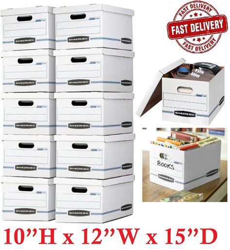 Plastic Bankers Box Storage Boxes