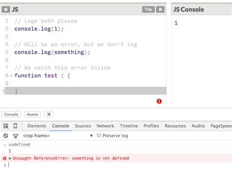 New Feature A Javascript Console Codepen New Feature A Javascript Console Codepen