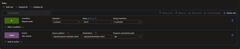 Front Door Premium Redirect To Path Rule Microsoft Qanda