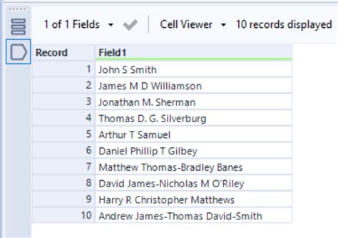 Solved Parsing First And Last Name When There Is A Hyphen Alteryx