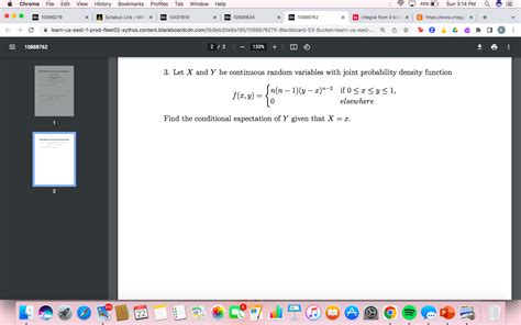 Solved Let XXand Y Be Continuous Random Variables With Chegg Com