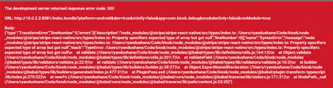 Property Specifiers Expected Type Of Array But Got Null Issue 857