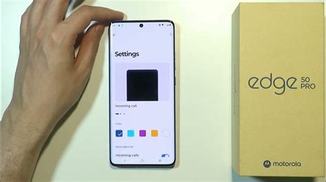How To Enable Disable Edge Lights On Motorola Edge 50 Pro Youtube