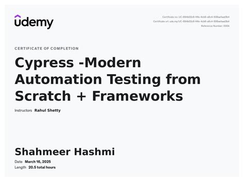 Cypress Automationtesting Softwaretesting Qualityassurance Syed Shahmeer Hashmi