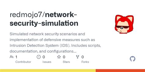 Github Redmojo7network Security Simulation Simulated Network Security Scenarios And